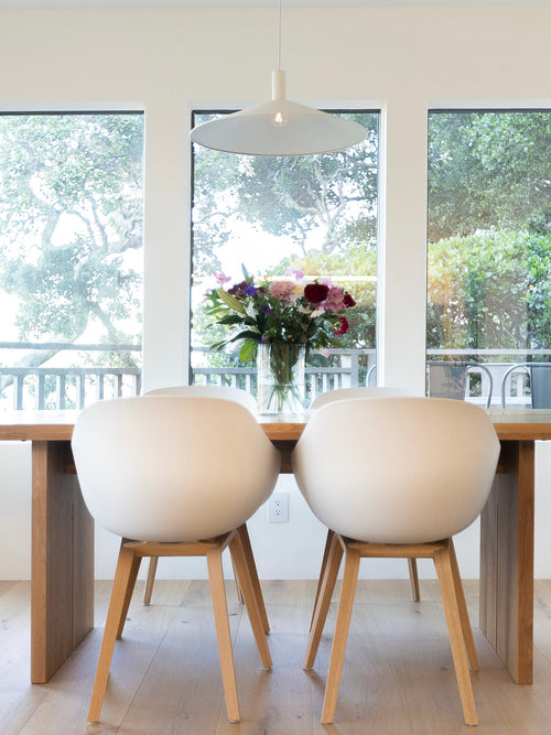 Ultra-Modern Matte White Kitchen in San Francisco Bay Area Home ...